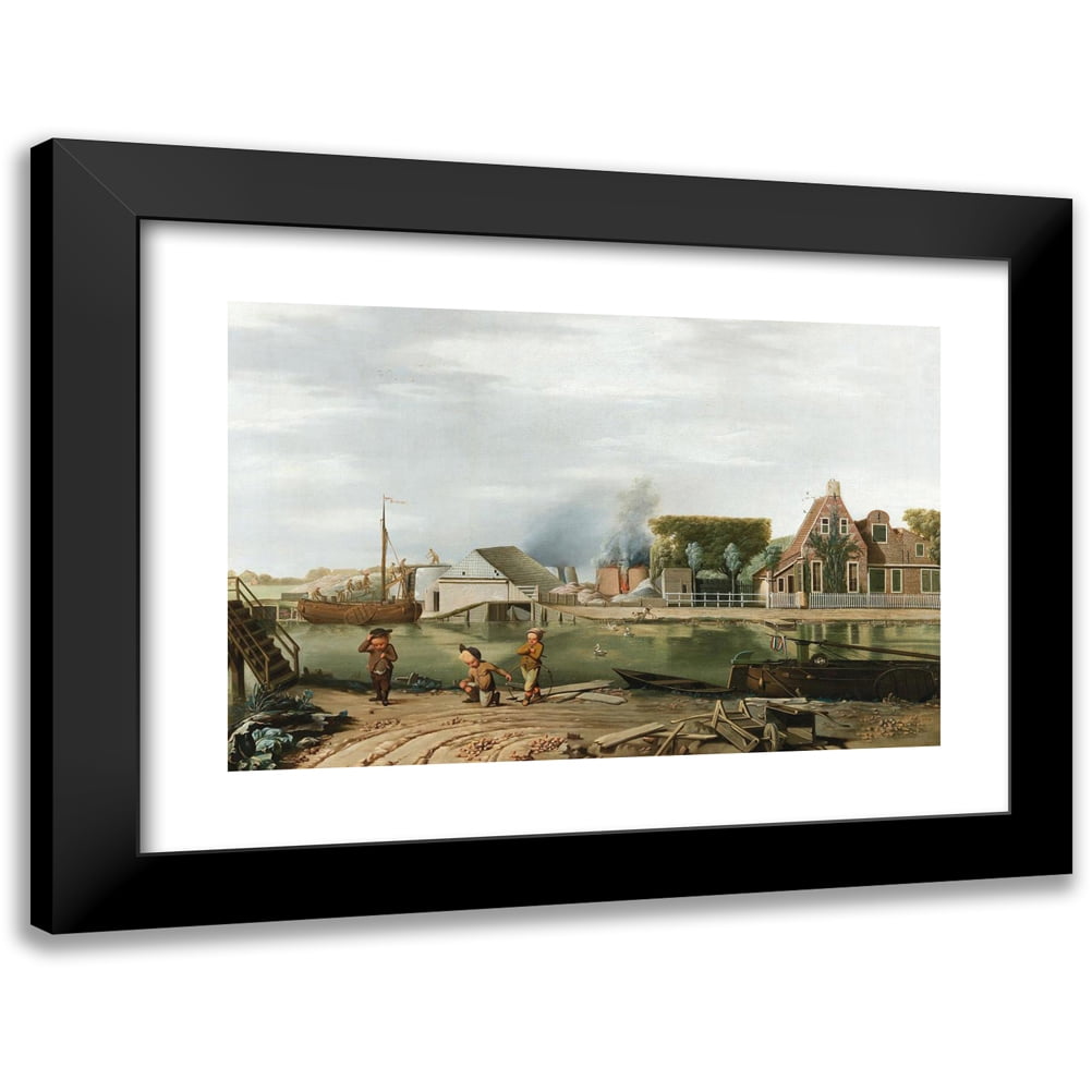 Karel La Fargue 14x11 Black Modern Framed Museum Art Print Titled ...