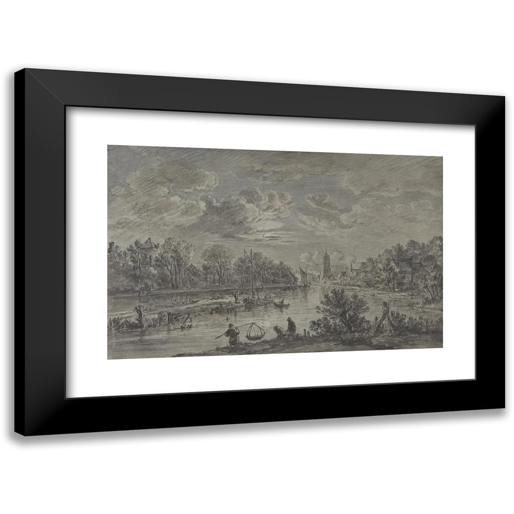 Karel La Fargue 14x11 Black Modern Framed Museum Art Print Titled ...