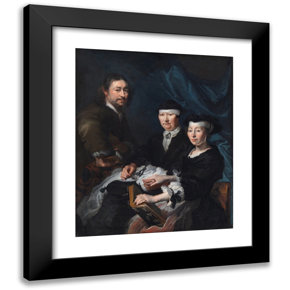 Karel van Mander III 12x14 Black Modern Framed Museum Art Print Titled ...