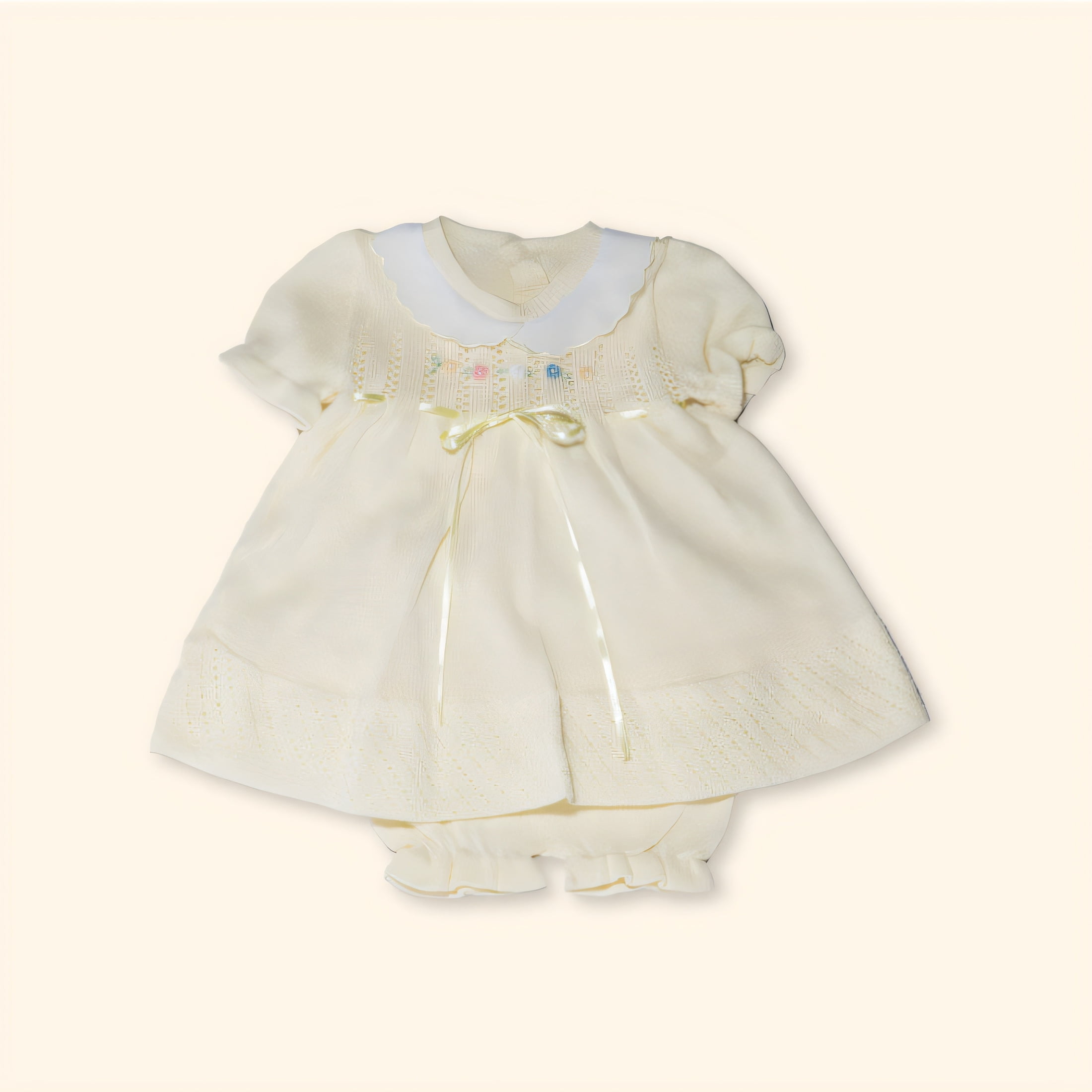 Karela Kids Dina Short Knitted Set - Size 1, Yellow - Walmart.com