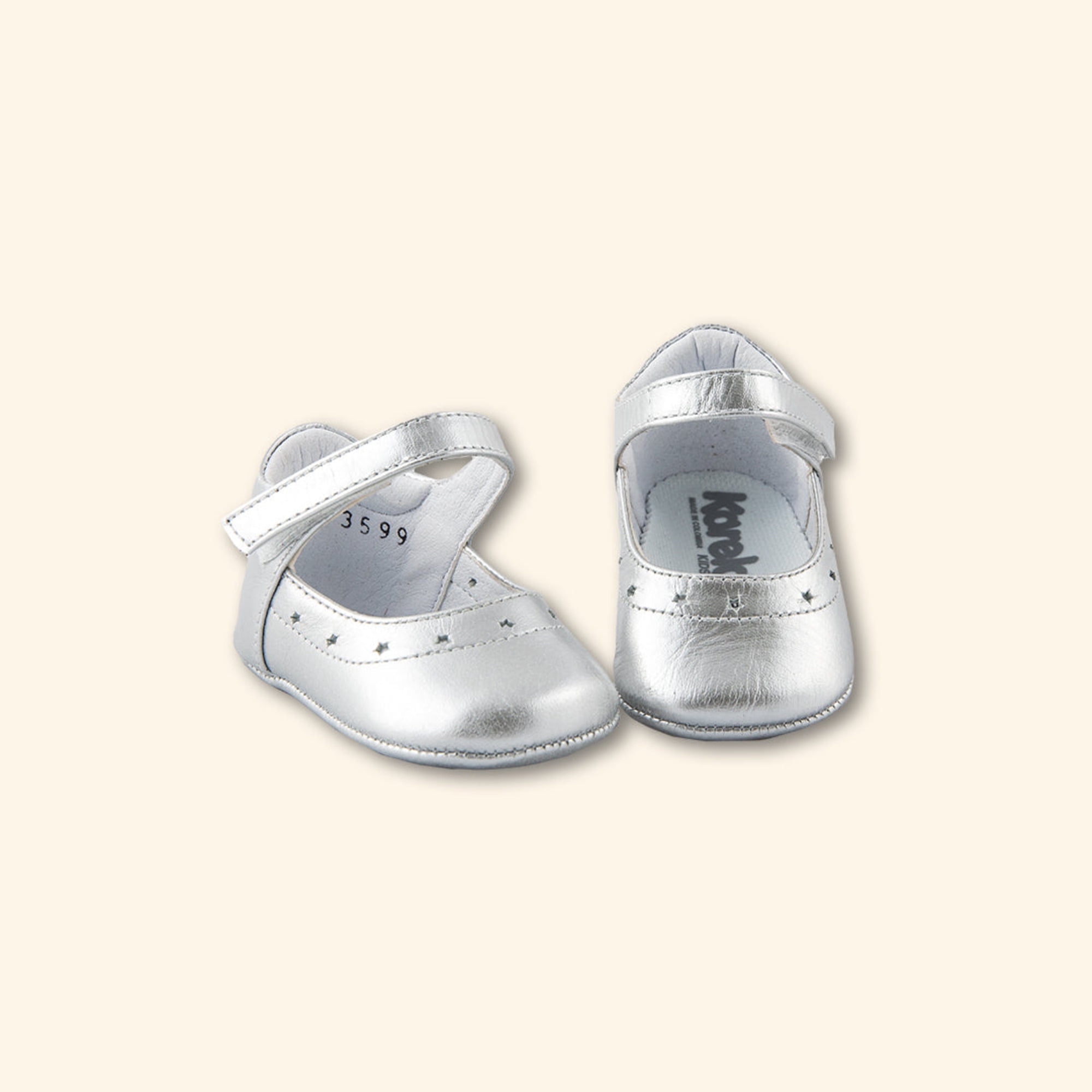 Karela Kids Jewel Girl Shoes - Size 0, Silver - Walmart.com