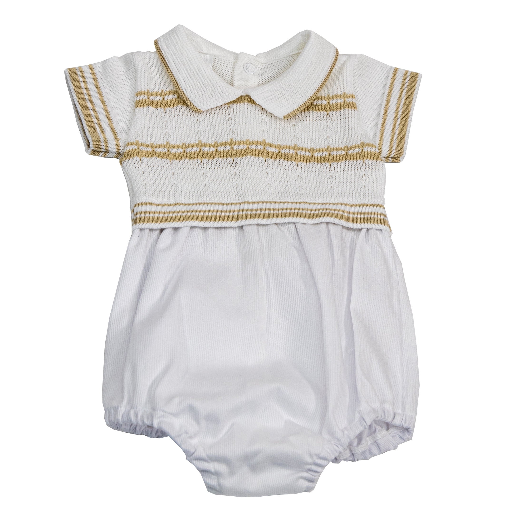 Karela Kids Noah White Camel One Piece Set - Size 0 - Walmart.com