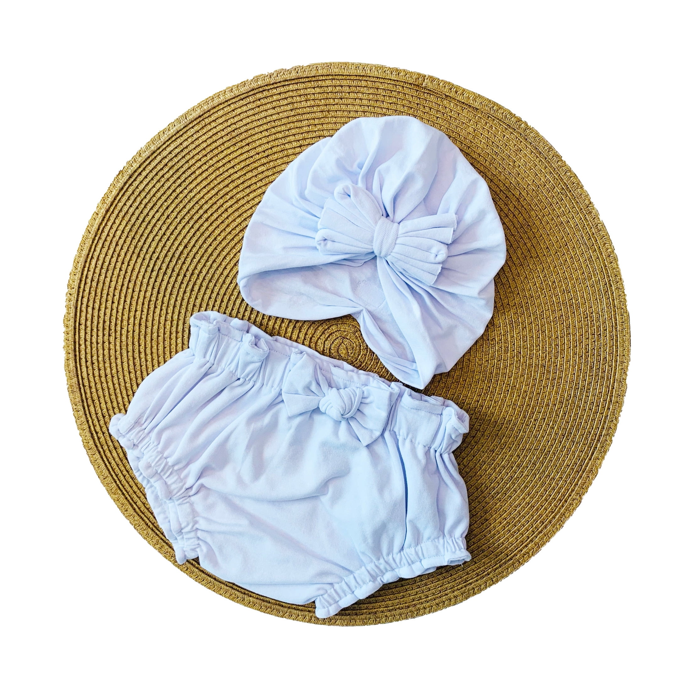 Karela Kids Panty And Turban - 6-12 Months, White - Walmart.com