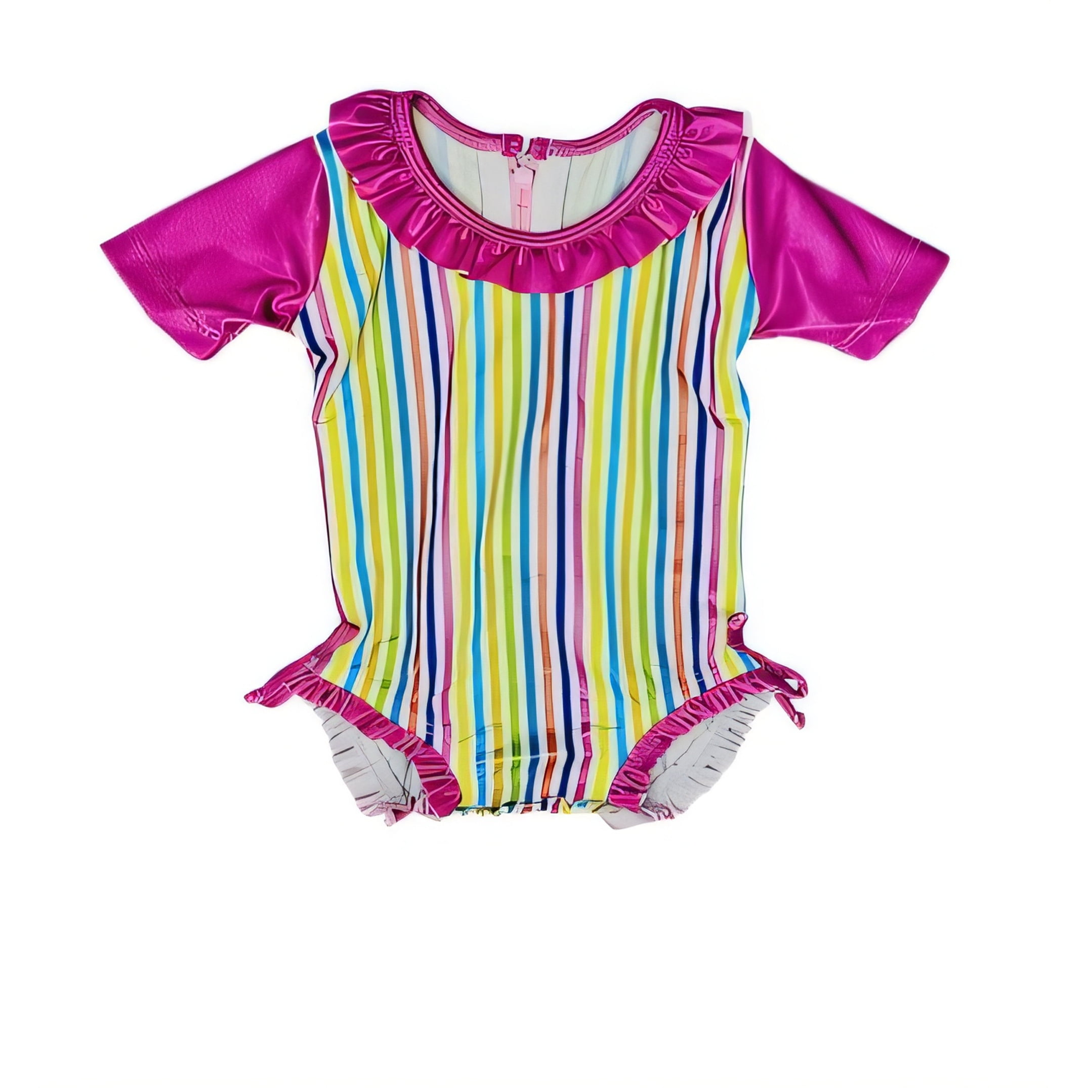 Karela Kids Pink Pearl One Piece Baby Swimsuit - 12 Months - Walmart.com
