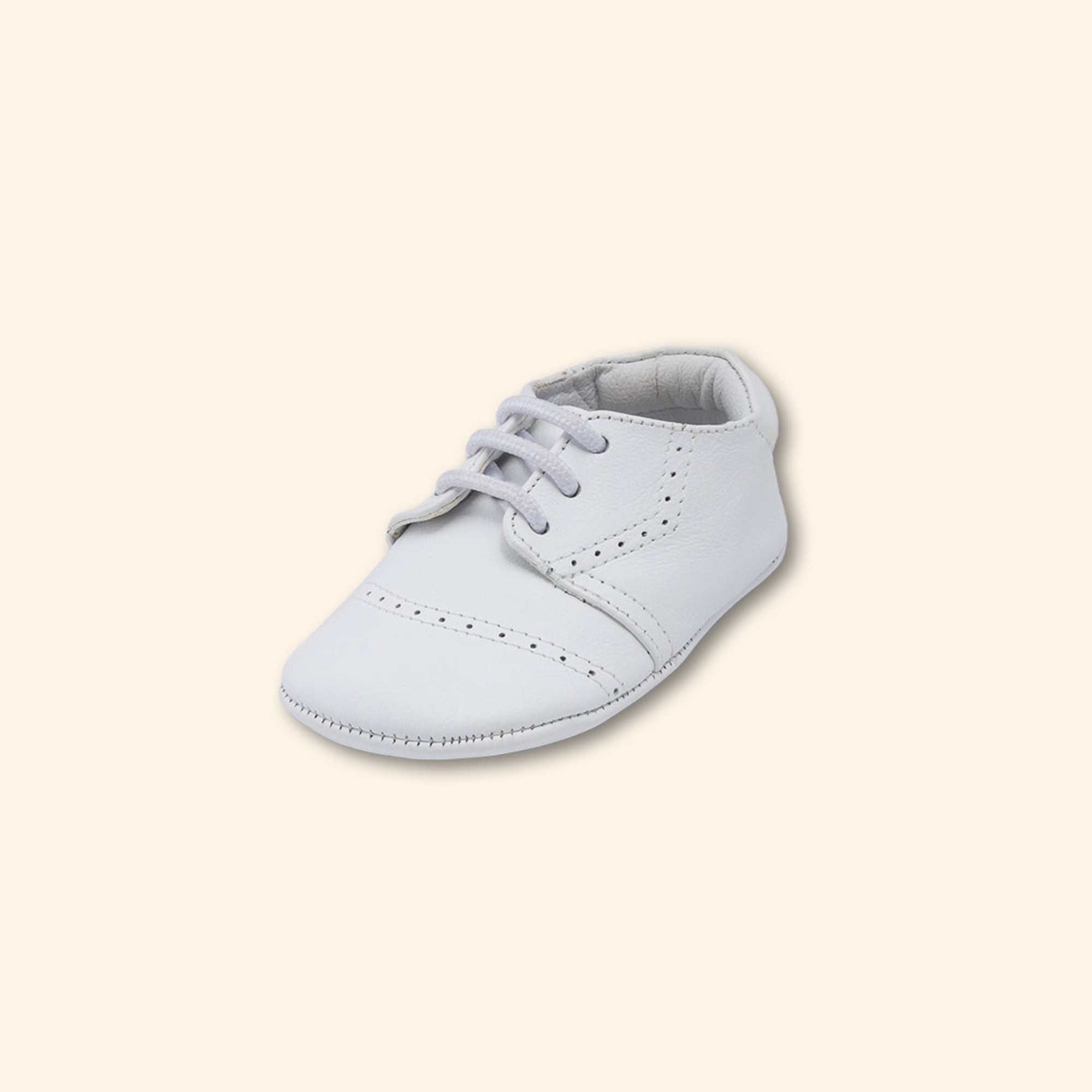 Karela Kids Pre-Walk White Leather Oxford Shoes - Size 4 - Walmart.com