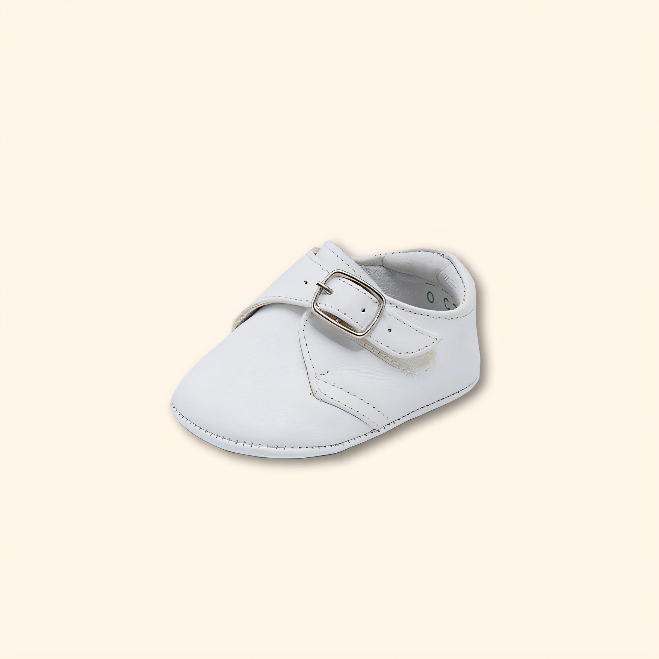 Karela Kids Pre-Walk White Leather With Velcro Shoes - Size 0 - Walmart.com