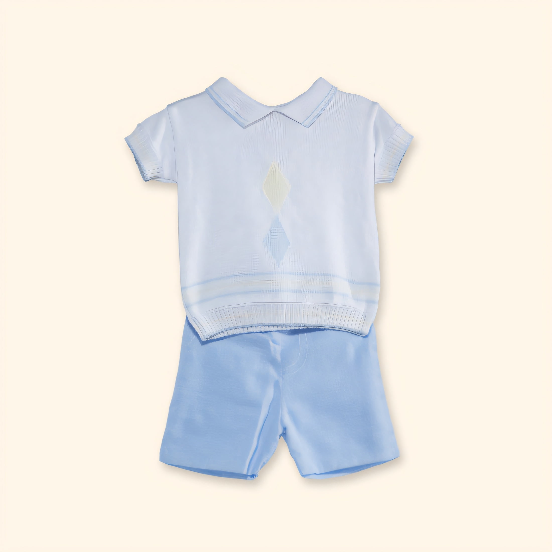 Karela Kids Rombos Blue Short Set - 6 Months - Walmart.com