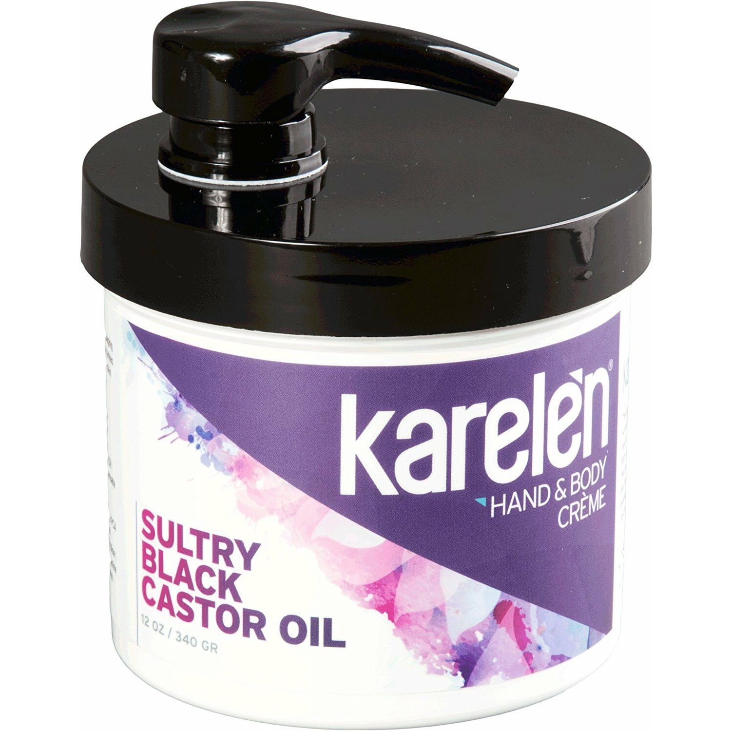 Karelen Hand & Body Creme Sultry Black Castor Oil, 12 Oz.,Pack of 12 ...