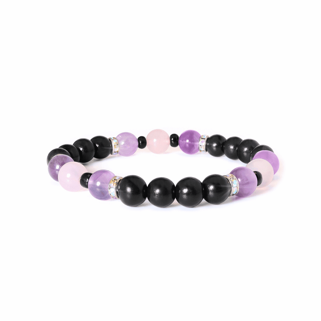 Karelia Creations Shungite, Amethyst and Pink Quartz Medical ID ...