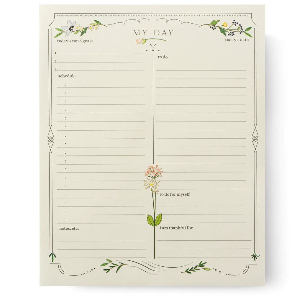 Karen Adams The Daily Agenda Pad Notepad Day Planner - Walmart.com