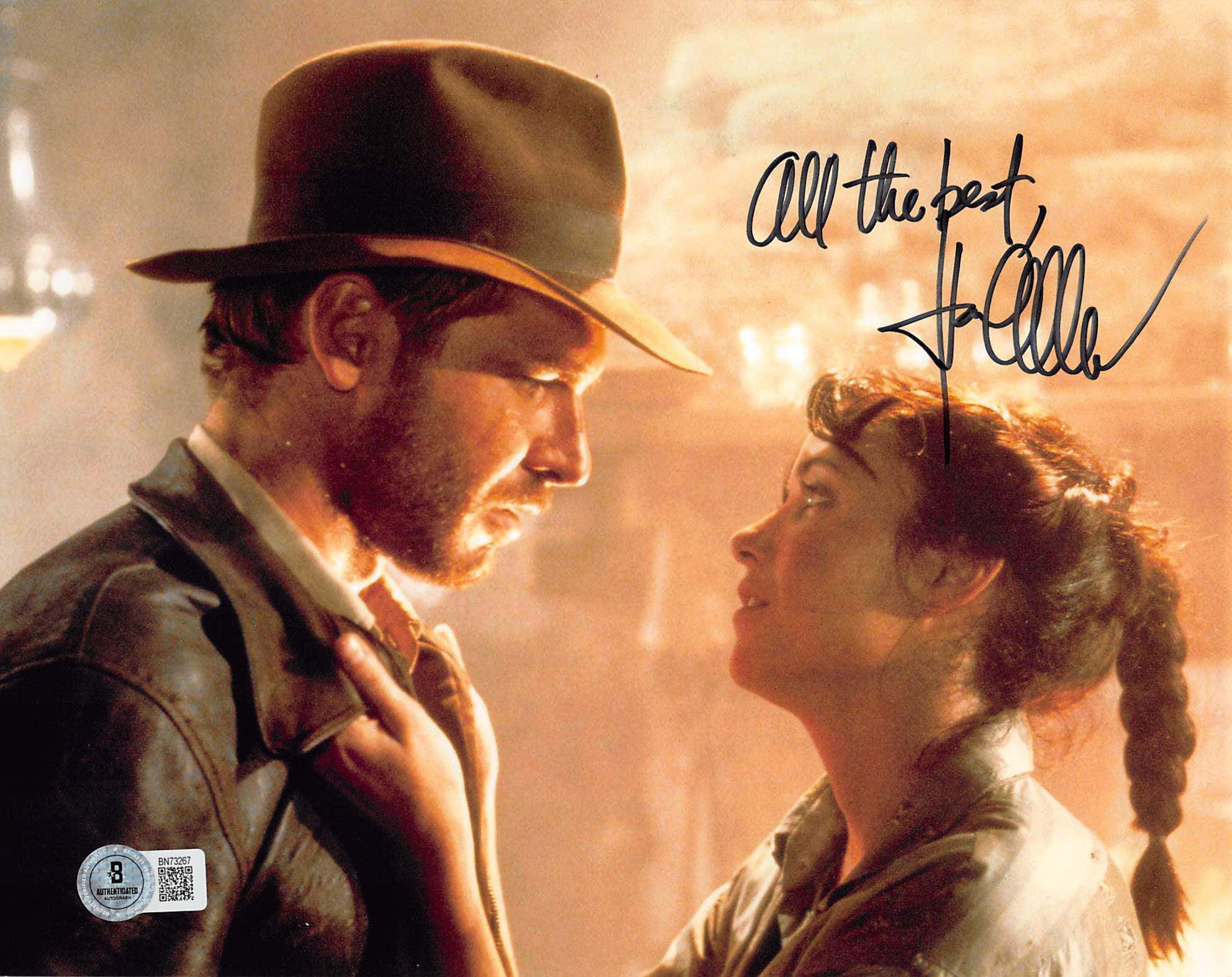 Karen Allen Indiana Jones "All The Best" Signed 8x10 Horizontal Photo ...