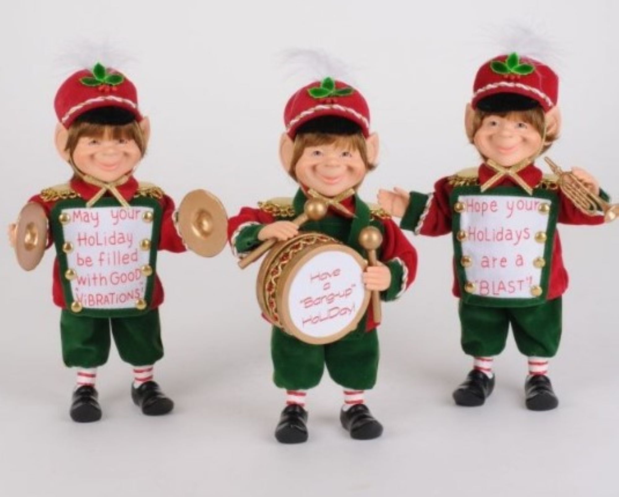 Karen Didion Musical Elf Set of 3 - Walmart.com