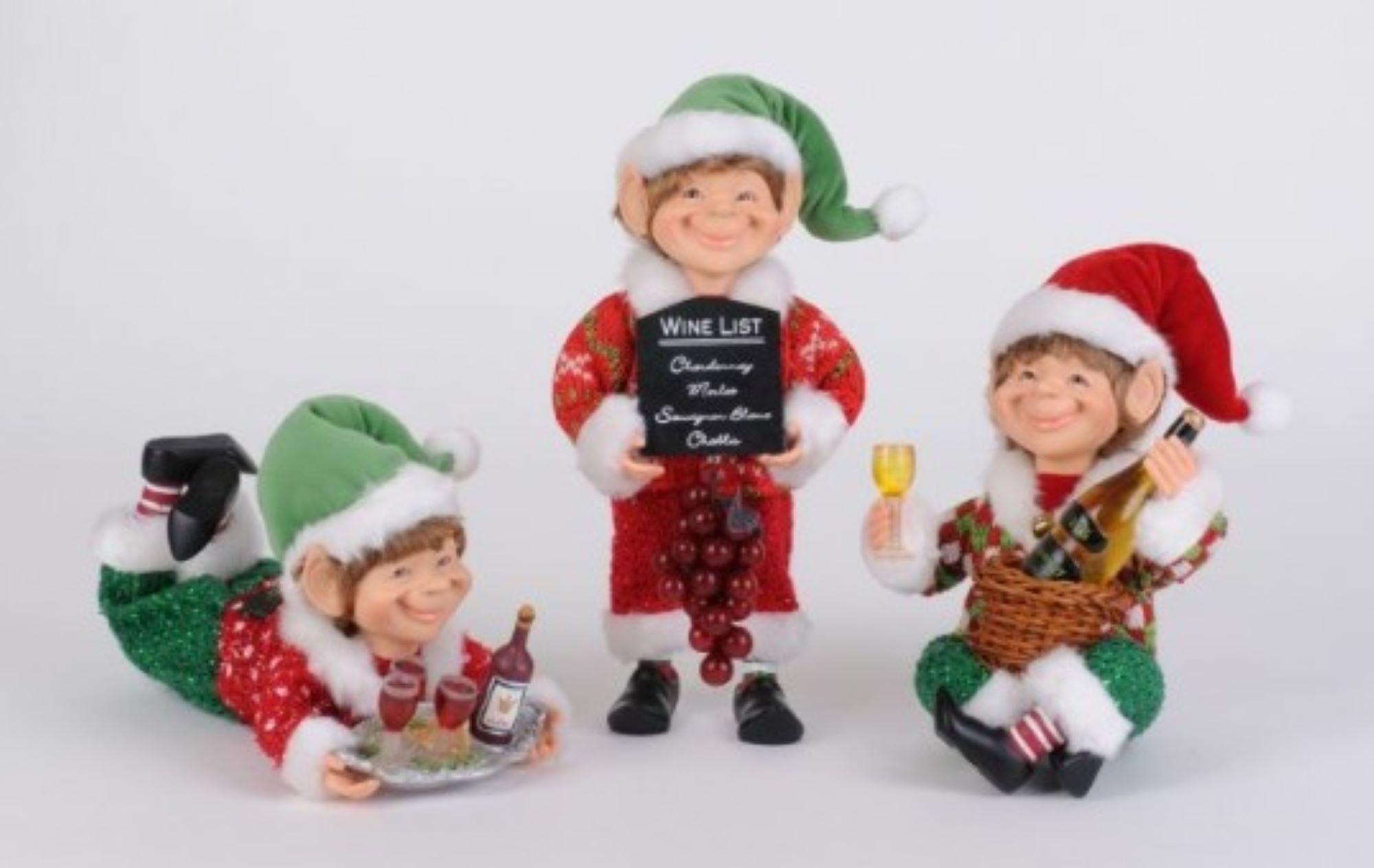 Karen Didion Wine Elf Set of 3 - Walmart.com