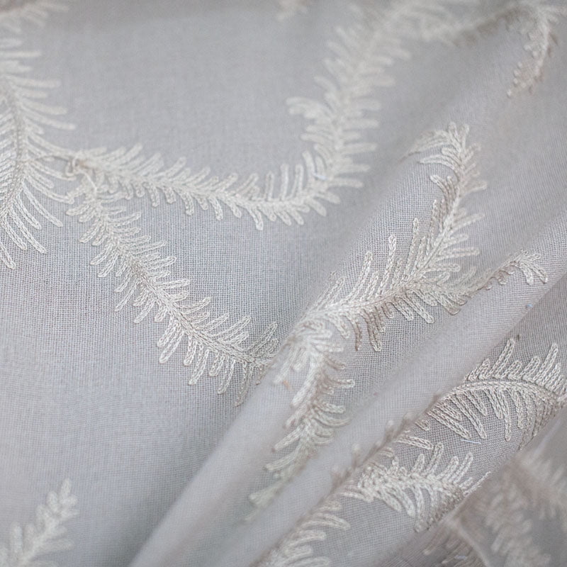 Karen Fabric | Embroidered Floral Sheer | Drapery & Curtain Fabric ...