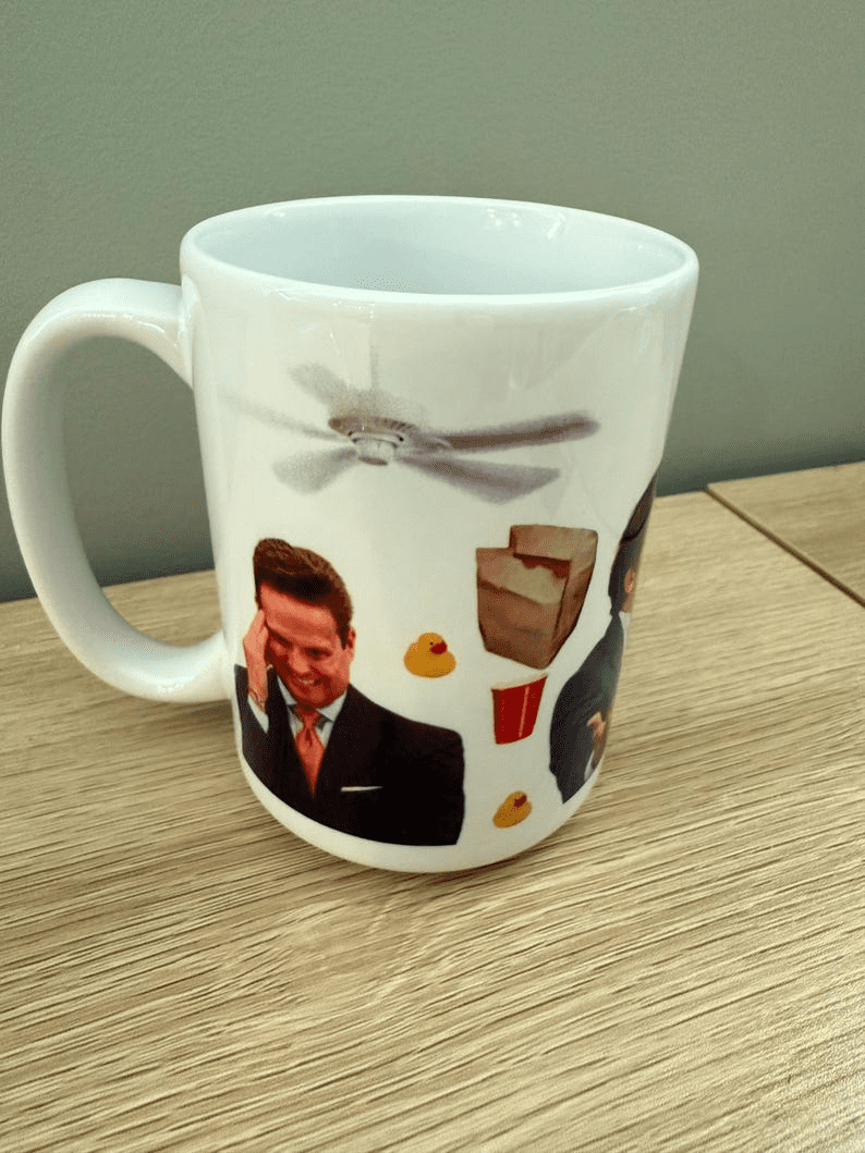 Karen Read-Sidebar-Alan Jackson- Alessi- Yanetti White Ceramic Mug, 11 ...