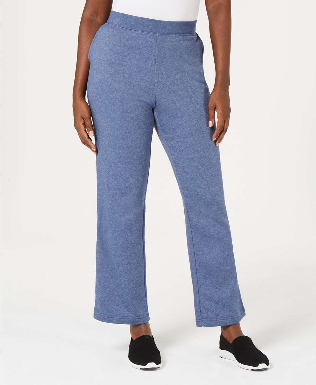 Karen Scott Petite Pants Women's, High Rise Pull-On, Cotton Blend with Pockets - Walmart.com