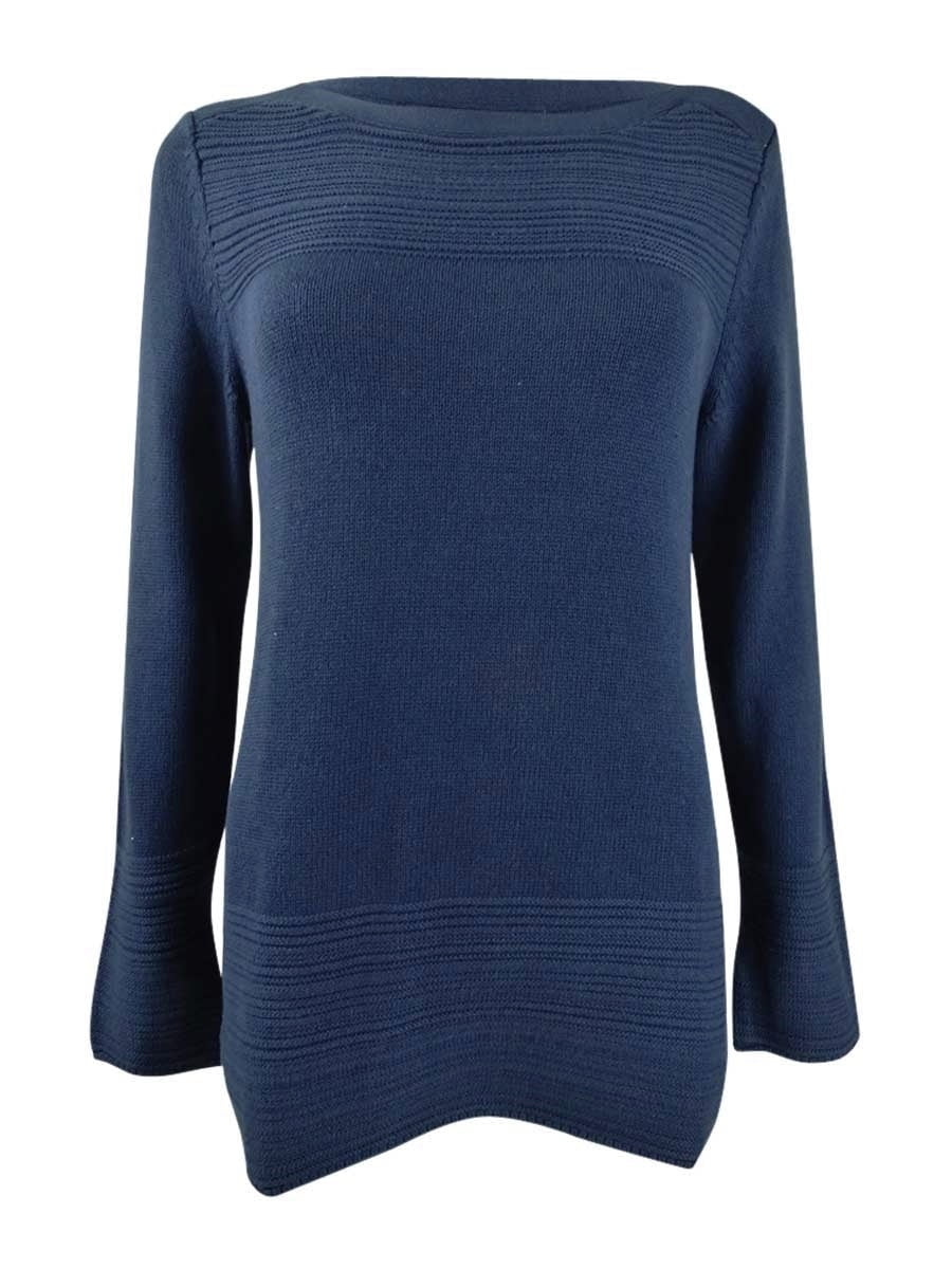 Karen Scott Women's Cotton Boat-Neck Sweater - Walmart.com