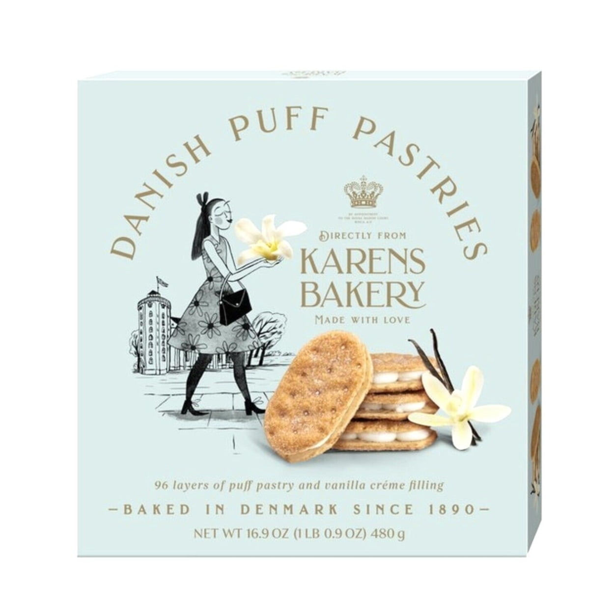 Karens Bakery Danish Puff Pastries 16.9 Ounce Gift Box - Walmart.com