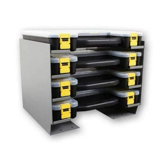 Kargomaster 40380 Steel 4 Tote Shelf Cabinet - Walmart.com