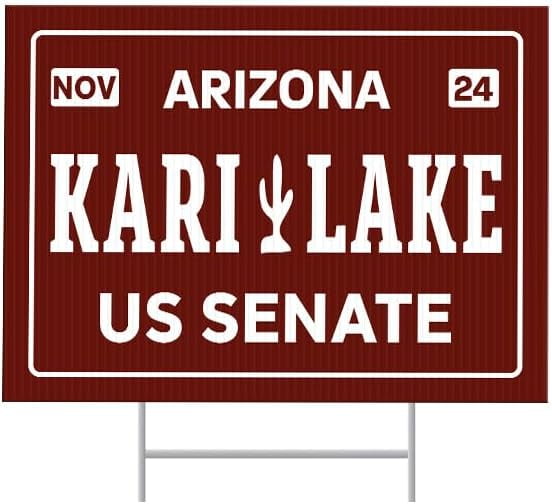 Kari Lake Yard Sign | Lake For US Senate Yard Sign | Kari Lake Sign ...