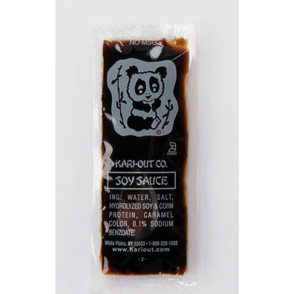 Soy Sauce 8 Gram Portion Packet - 450/Case - Walmart.com
