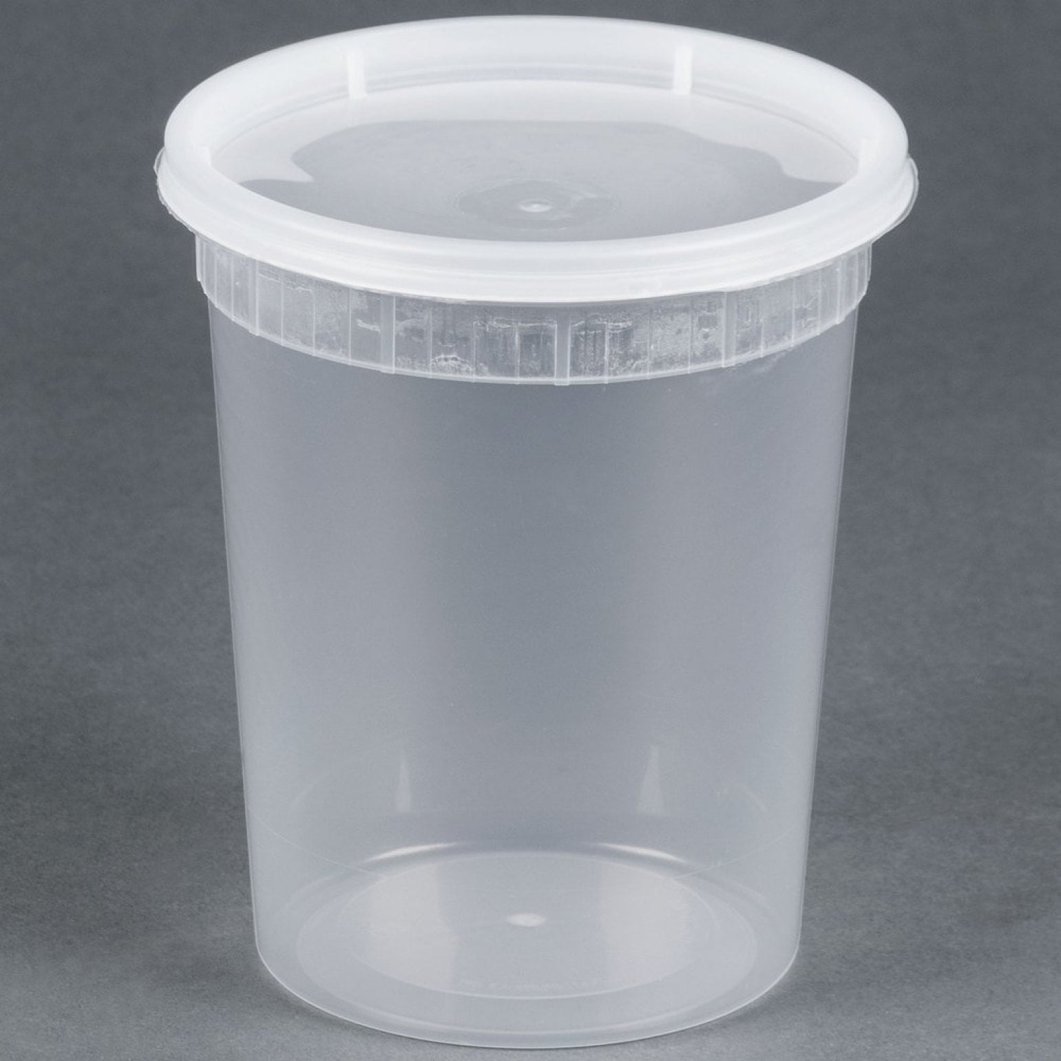 Kari-Out TD40032 32 oz. Microwavable Translucent Plastic Deli Container ...