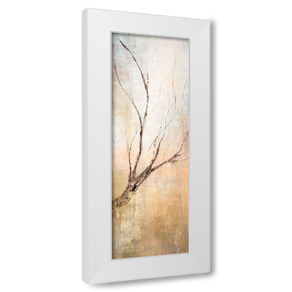 Kari Taylor 4x14 White Modern Wood Framed Wall Art Titled - Seasons II ...