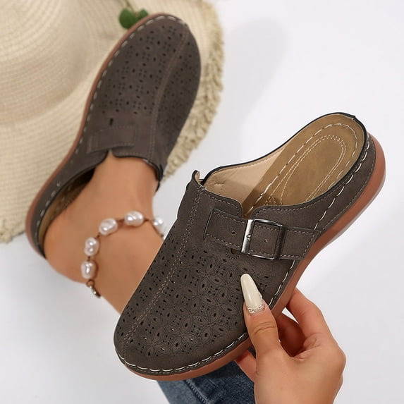 Karight Clogs for Women Mules Shoes: Comfortable Arch Support Closed ...