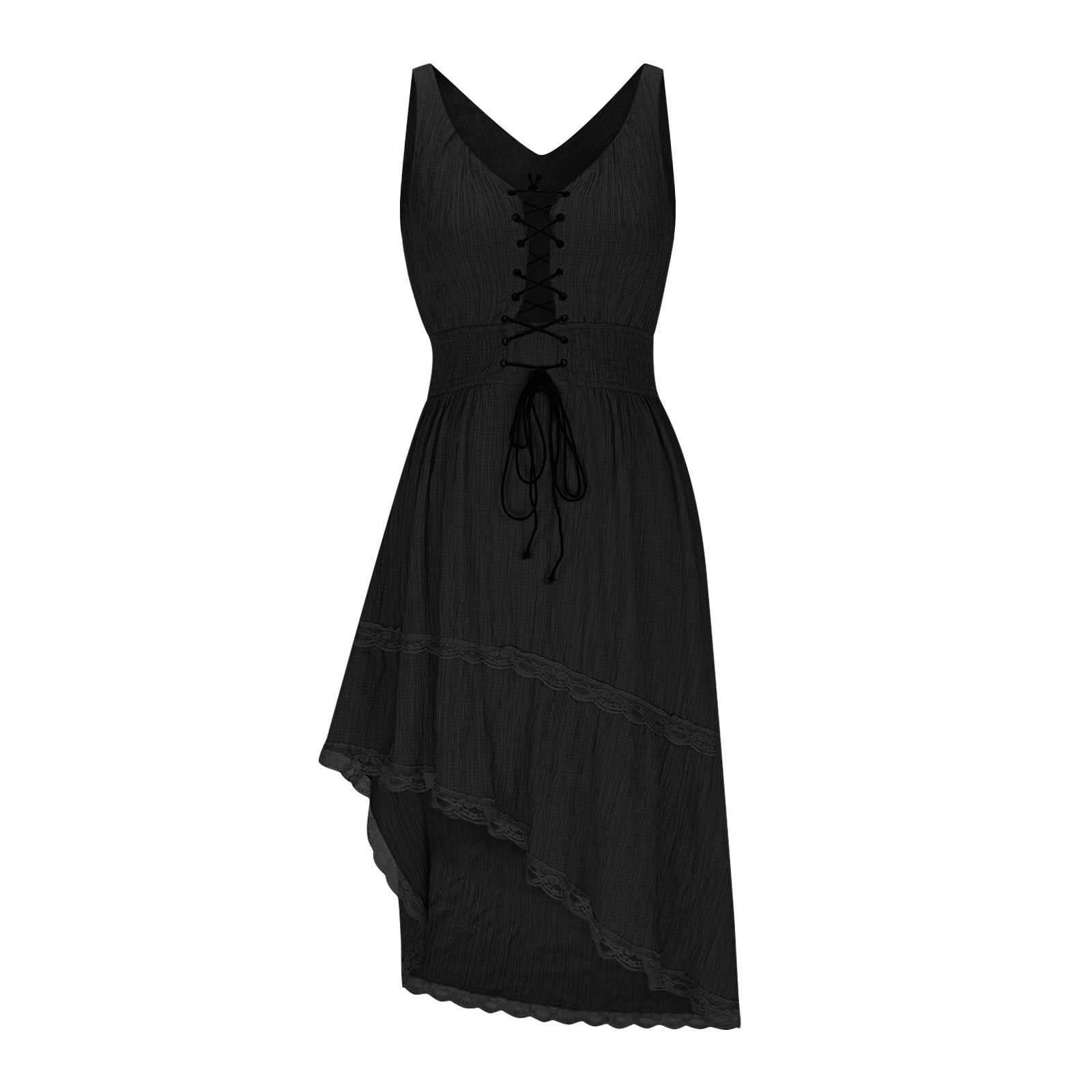 Karight Sun Dresses for Women 2025 Vacation Casual Spaghetti Strap Slip ...