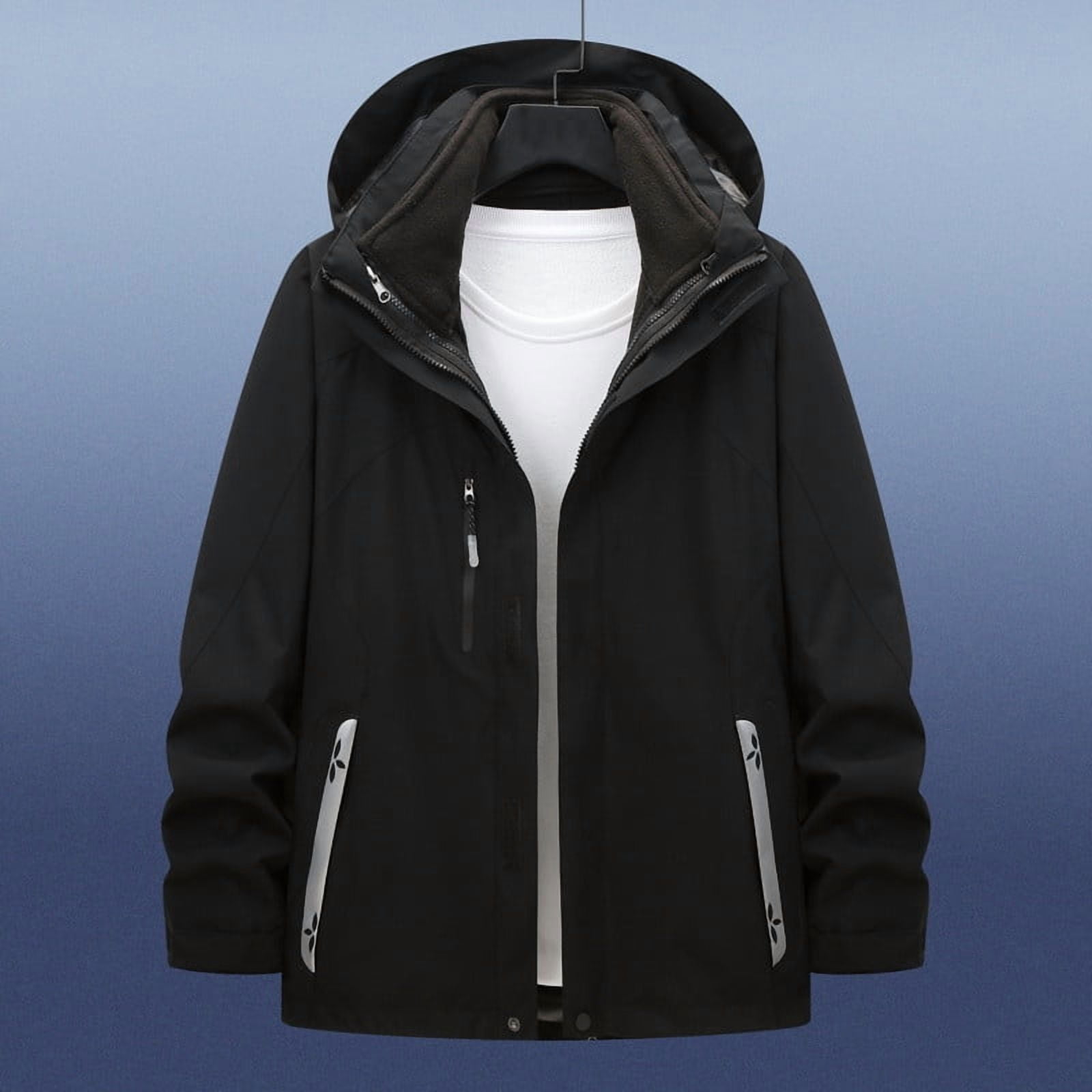 Karight Winter Rain Jackets Men Women Outdoor Removable Inner Liner ...