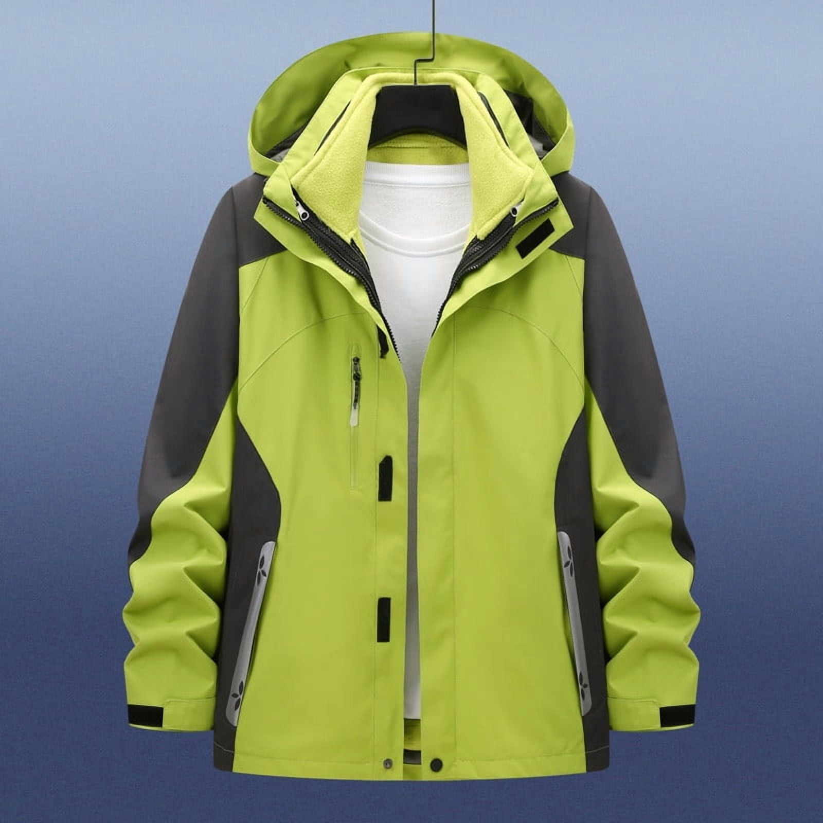 Karight Winter Rain Jackets Men Women Outdoor Removable Inner Liner ...
