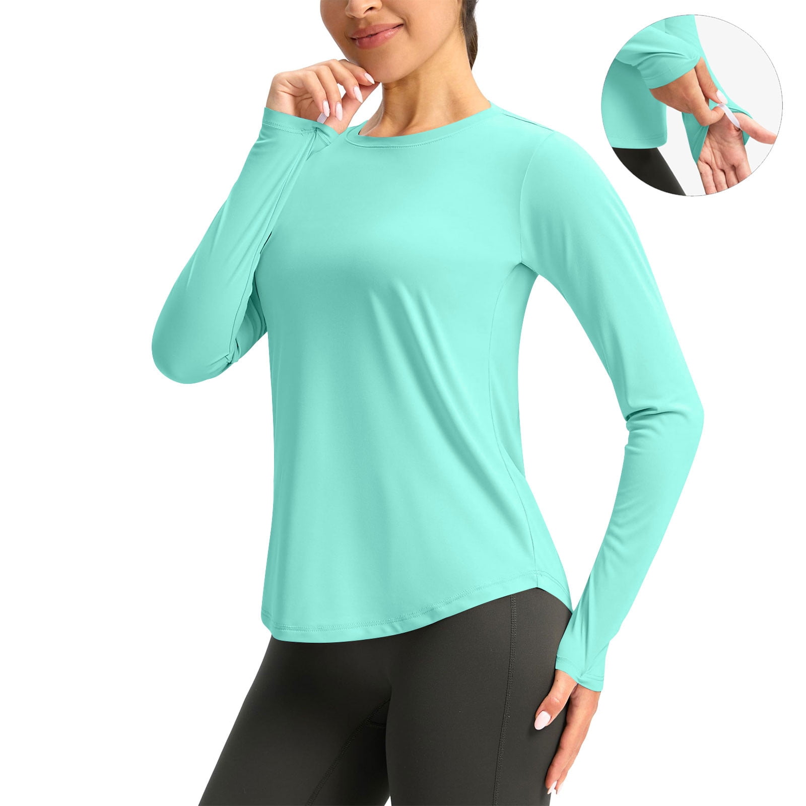 Karight Women's Long Sleeve Shirts UPF 50+ Sun Protection T Shirt for ...