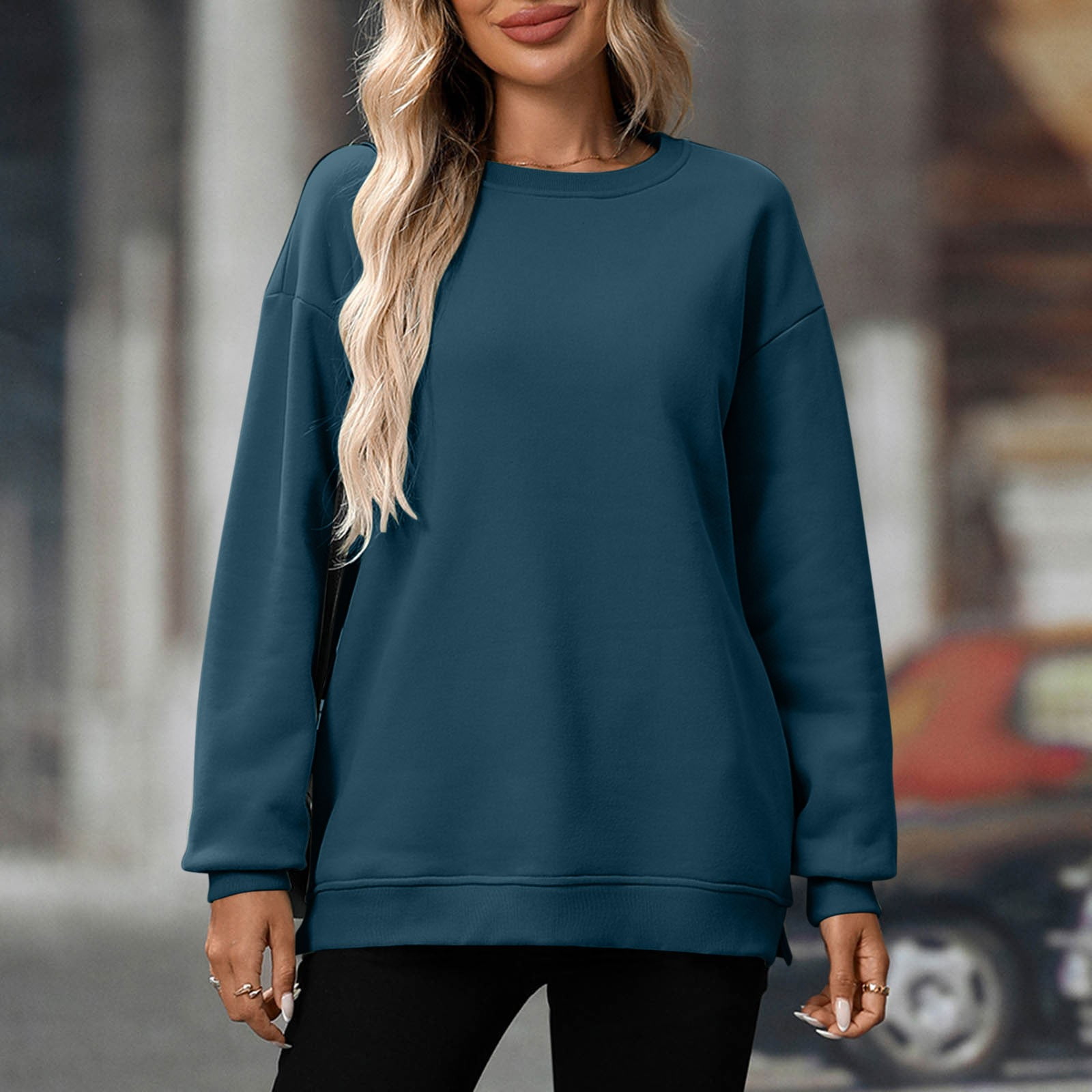 Karight Women's Modal Soft Oversized Sweatshirts Raglan Long Sleeve ...