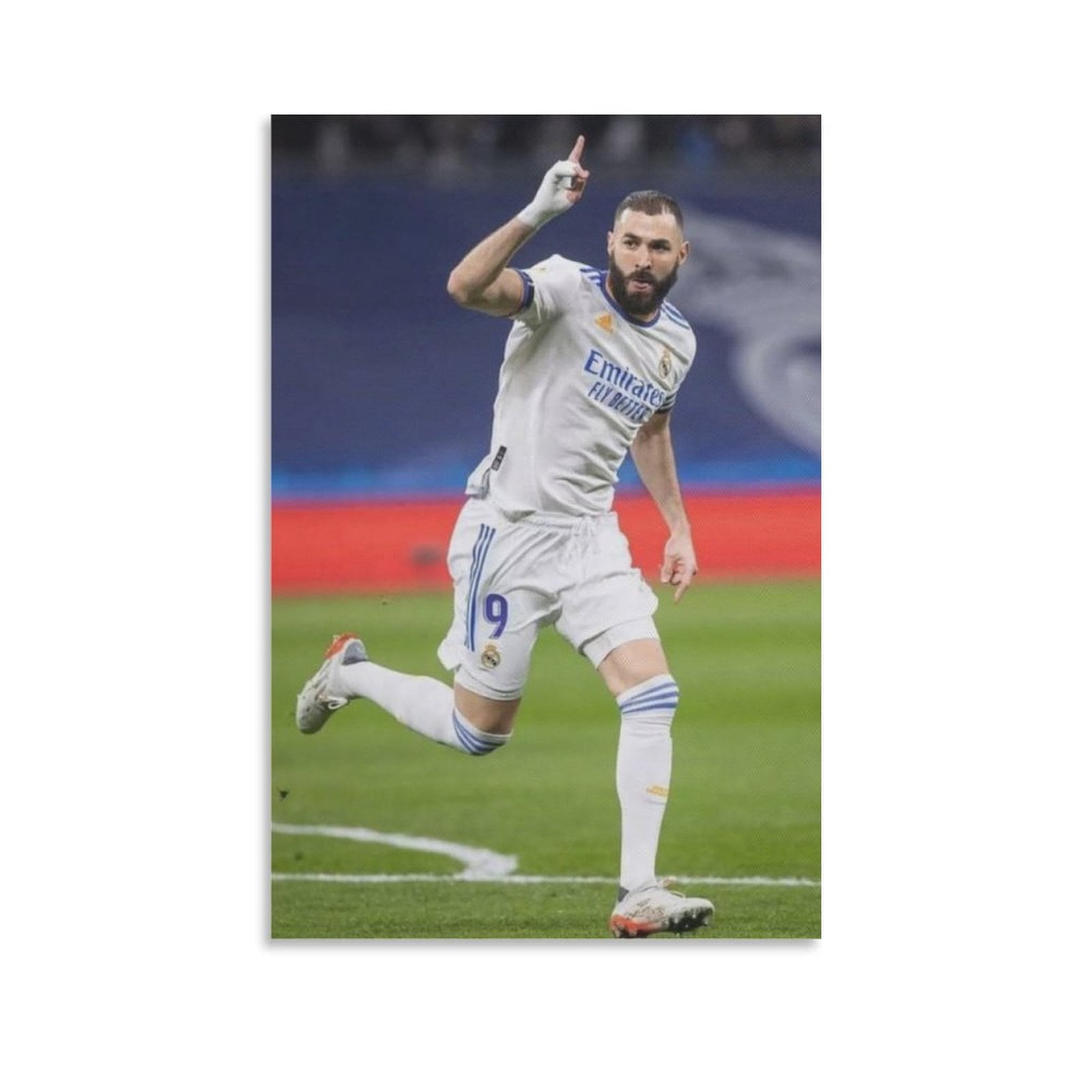 Karim Benzema Canvas Poster Artworks Canvas Poster Room Aesthetic Wall ...