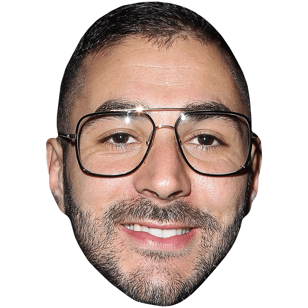 Karim Benzema (Glasses) Big Head. Larger than life mask. - Walmart.com