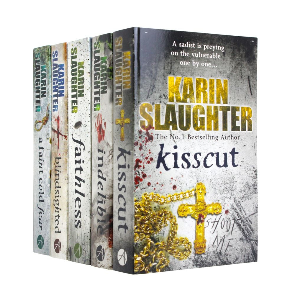 Karin Slaughter Collection 5 Books Set (Kisscut, Indelible, Faithless ...