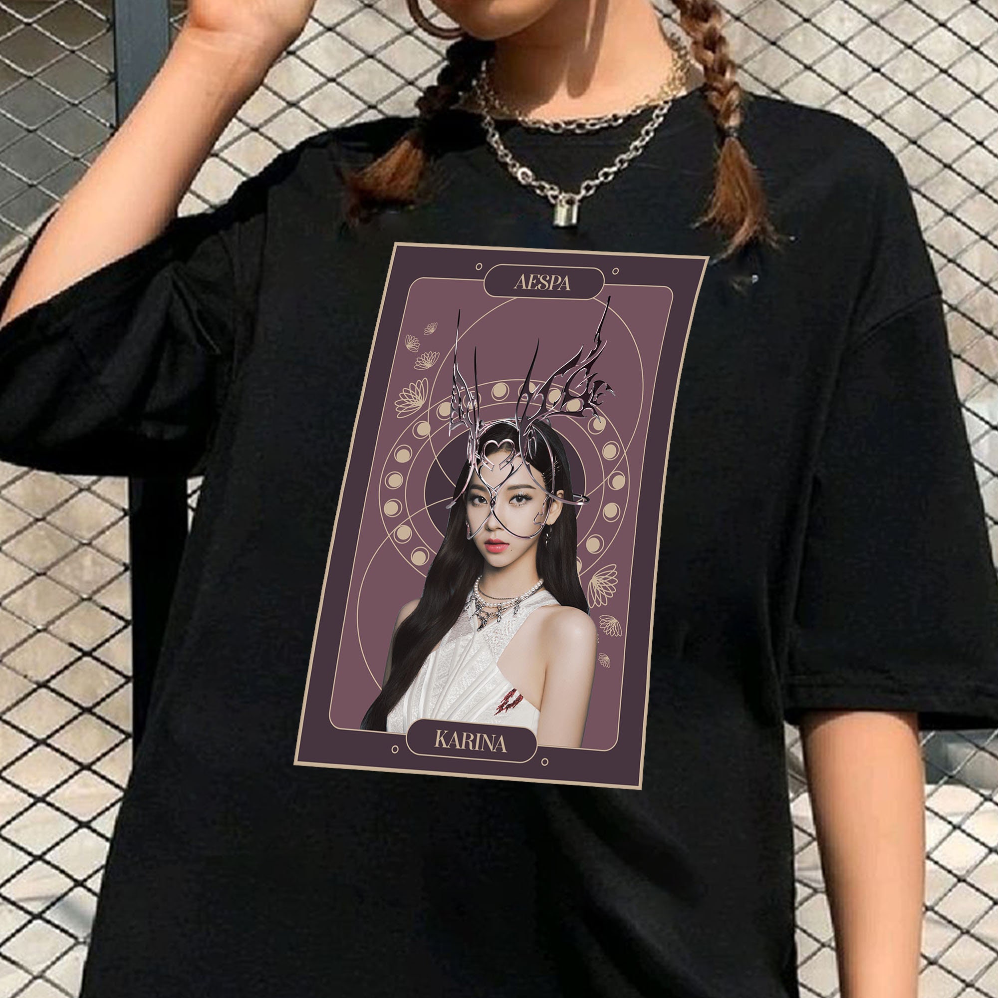 Karina Aespa Shirt, Aespa Girls Unisex Tshirt, Vintage Retro Aesthetic ...