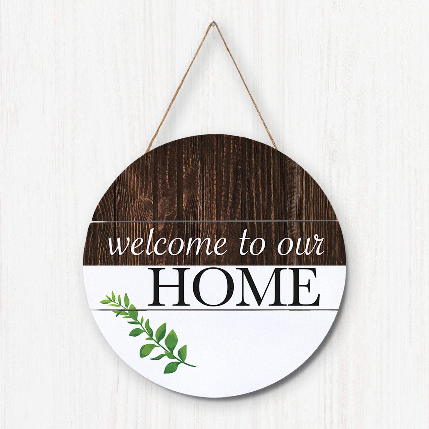 ALBEN Welcome Sign for Front Door Porch with Ornamental Tiles - 8 ...