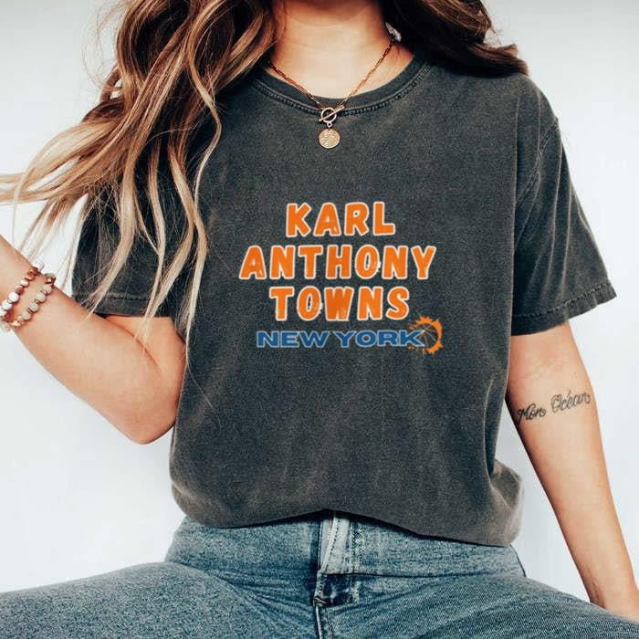 Karl Anthony Towns Comfort Color Hoodie – Fan Design for Basketball Star Style, for men & women ...