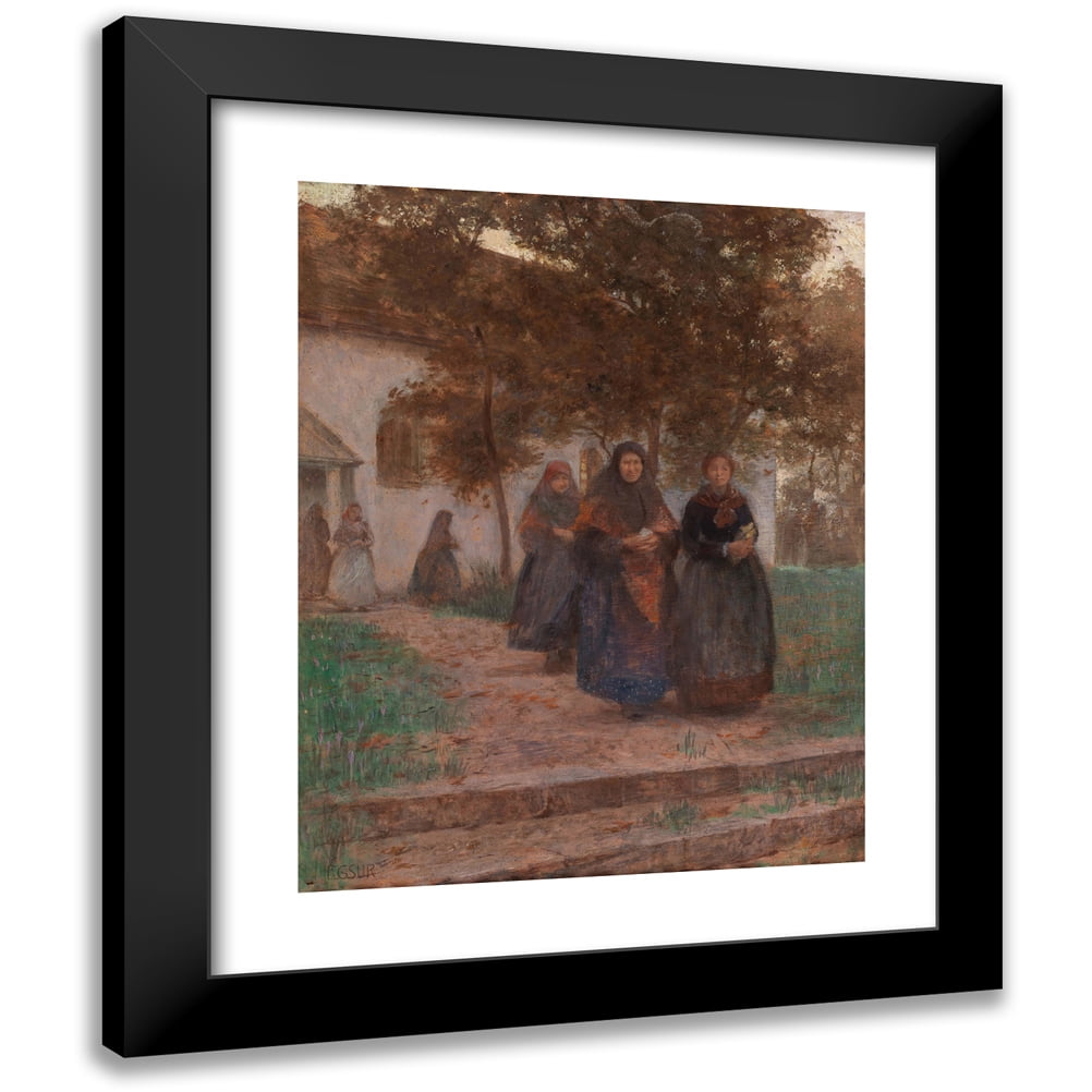 Karl Friedrich Gsur 12x14 Black Modern Framed Museum Art Print Titled ...