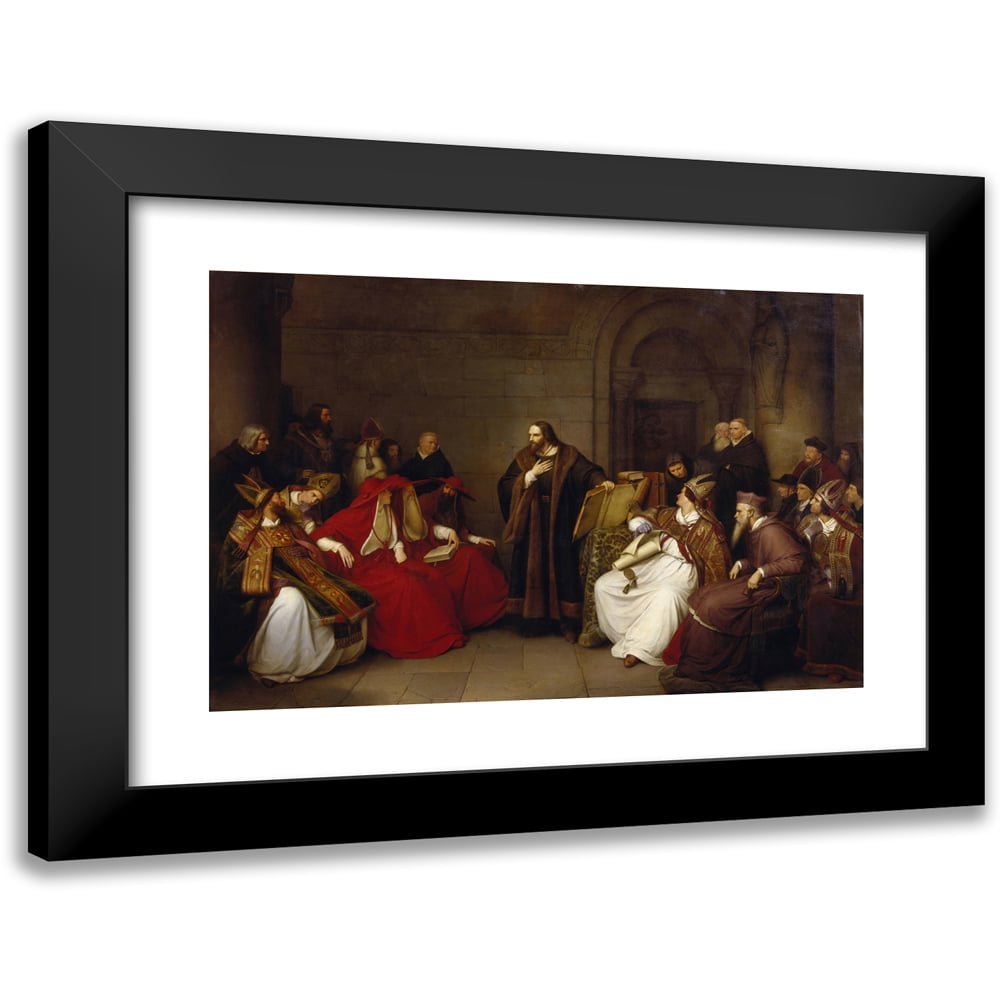 Karl Friedrich Lessing 14x11 Black Modern Framed Museum Art Print ...