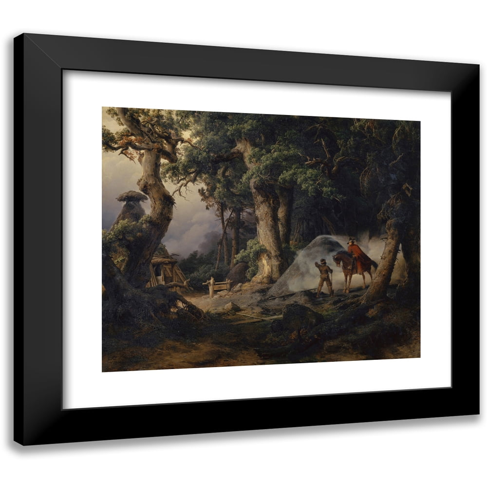 Karl Friedrich Lessing 17x15 Black Modern Framed Museum Art Print ...