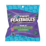 Feastables Karl Sour Blue Raspberry Gummy Candy, 3.5 oz Bag - Walmart.com