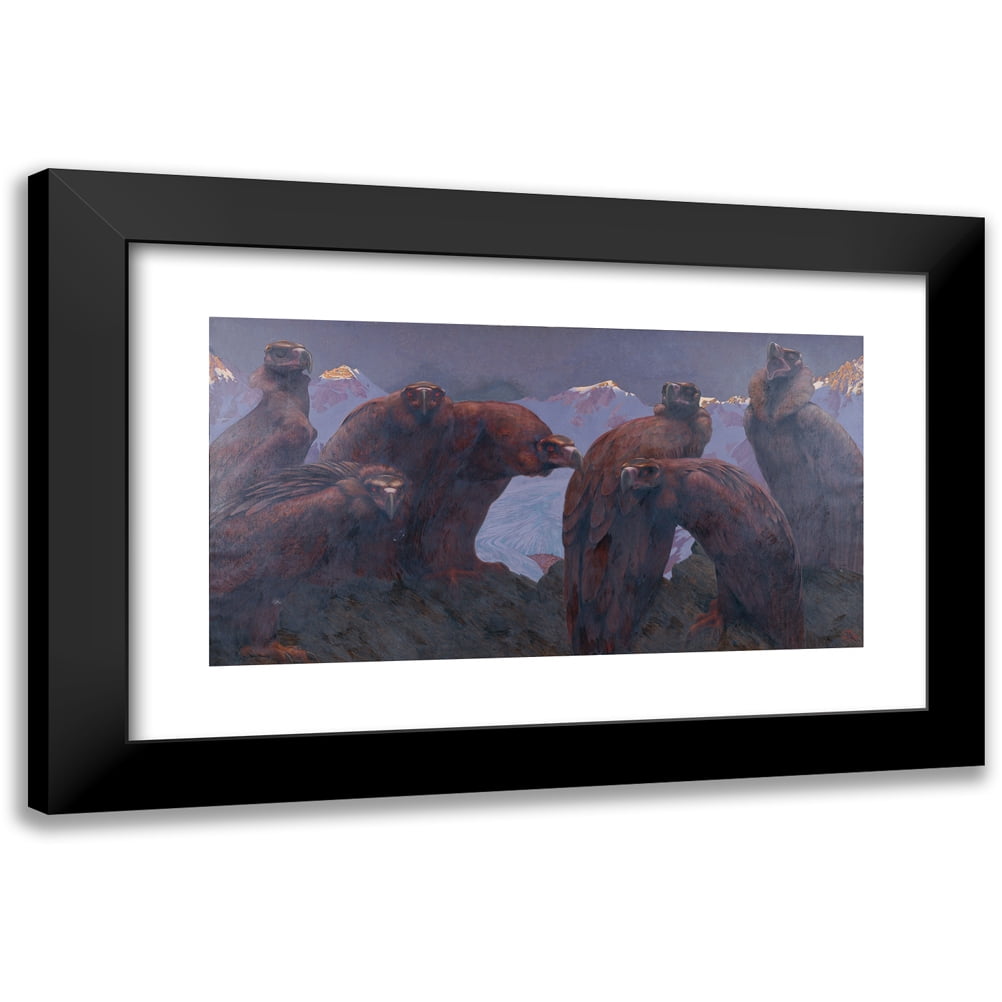 Karl Huck 18x11 Black Modern Framed Museum Art Print Titled - Awakening ...