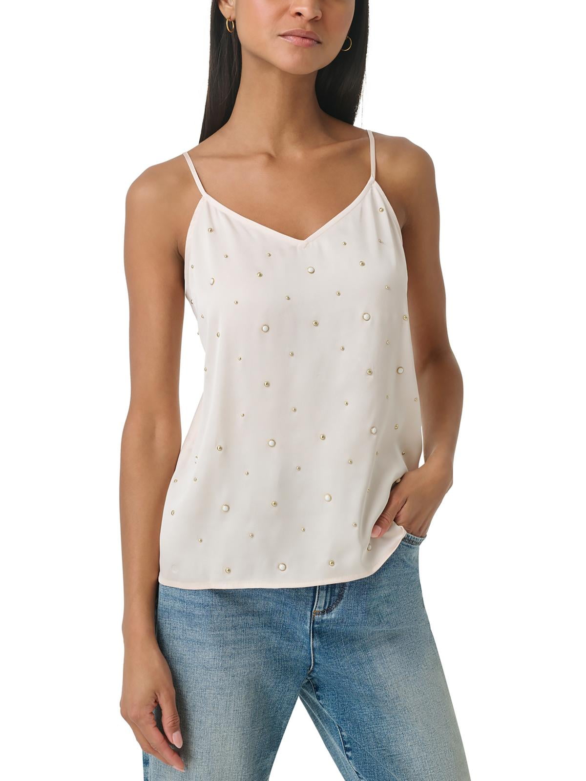 Karl Lagerfeld Paris Womens Satin Embellished Camisole - Walmart.com