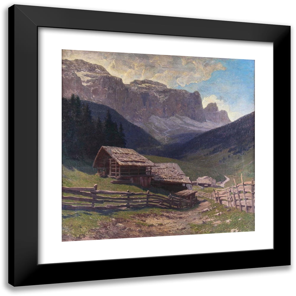 Karl Ludwig Prinz 20x20 Black Modern Framed Museum Art Print Titled ...