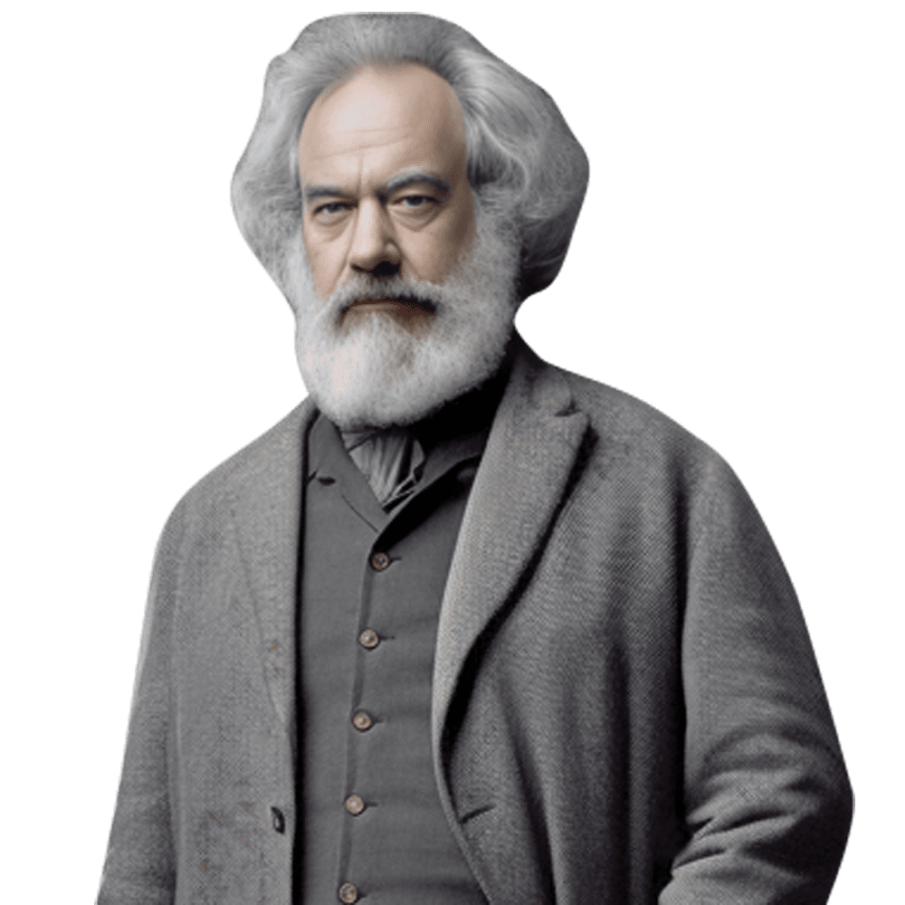 Karl Marx (Coat) Half Body Buddy Cutout - Walmart.com