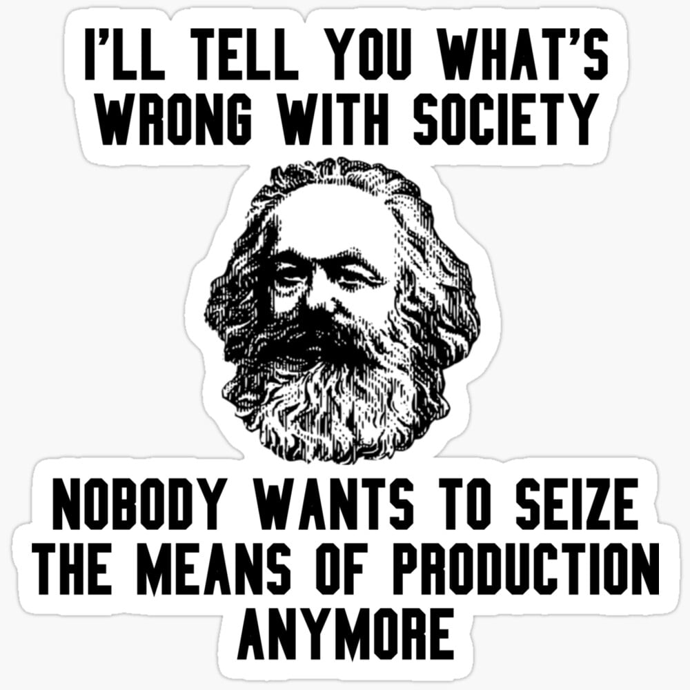 Karl Marx Communism Stickerphone Decal Water Bottle Stickers, Vinyl ...