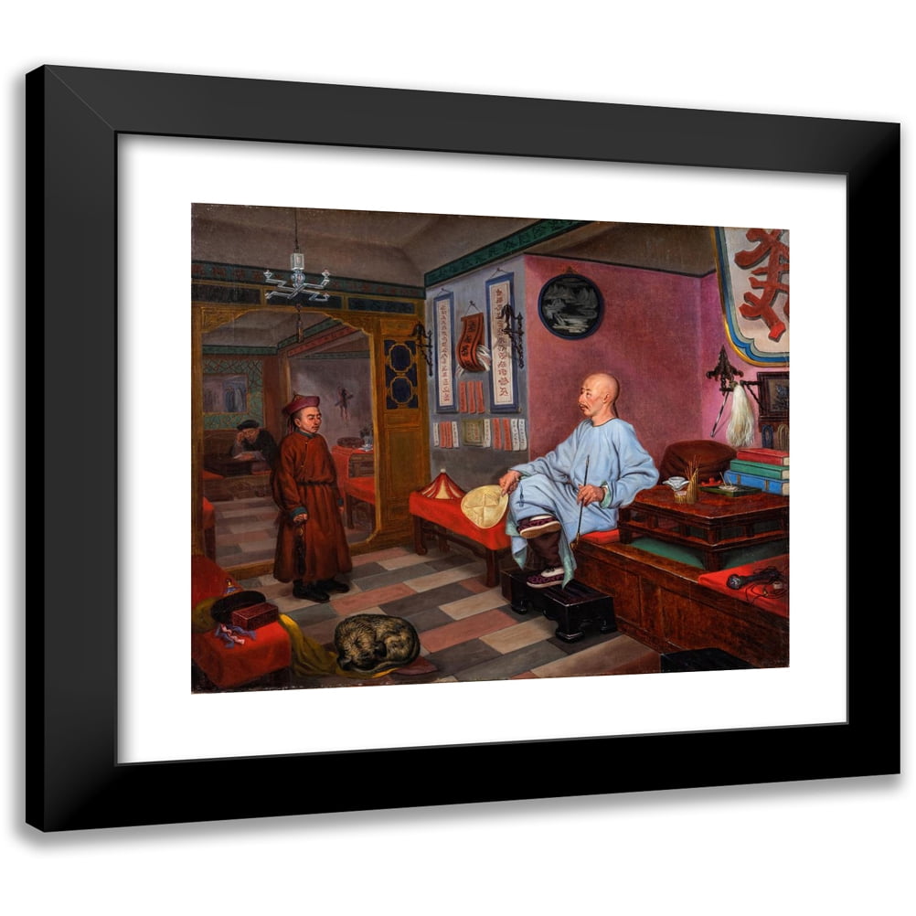 Karl Mazér 17x15 Black Modern Framed Museum Art Print Titled - Chinese ...