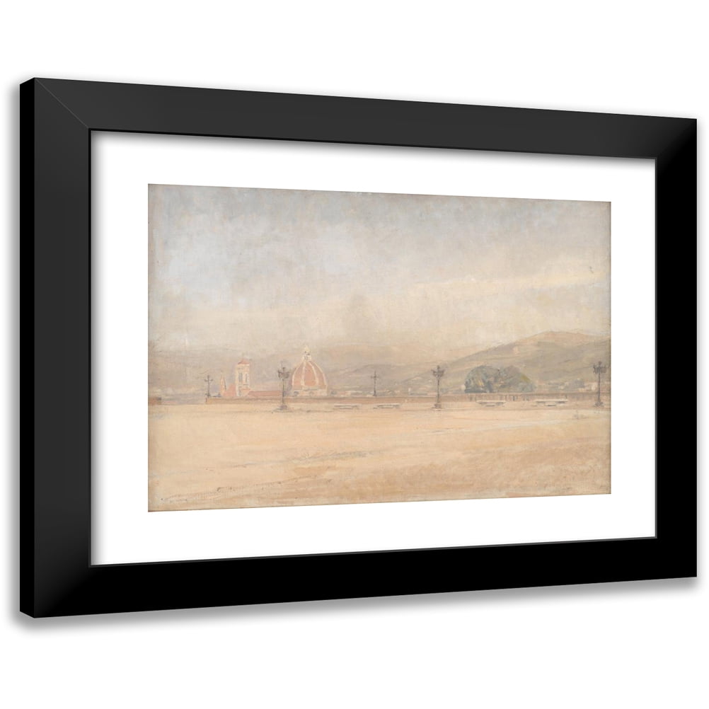 Karl Schou 14x11 Black Modern Framed Museum Art Print Titled - Piazzale ...